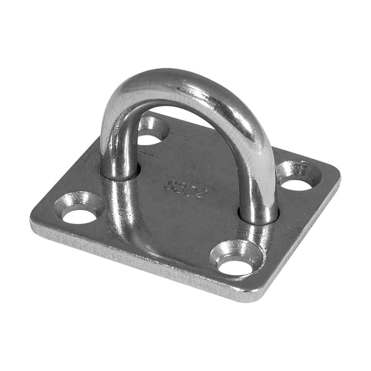 BLA Pad Eyes - Rectangular Stainless Steel - 100Knots